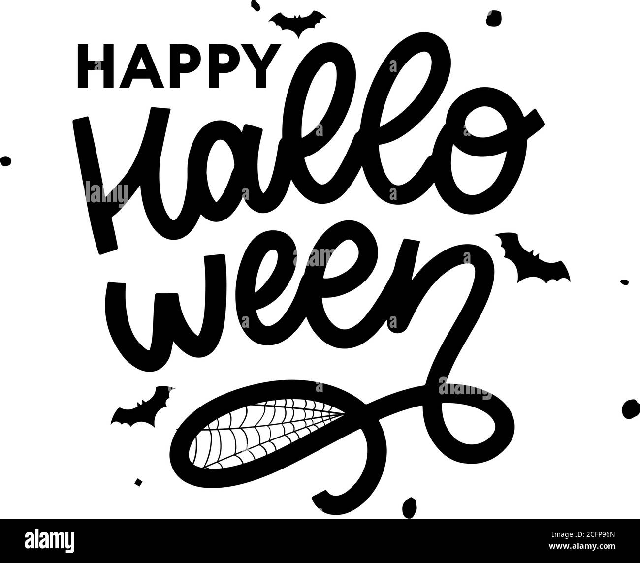 Template halloween banner Black and White Stock Photos & Images - Alamy
