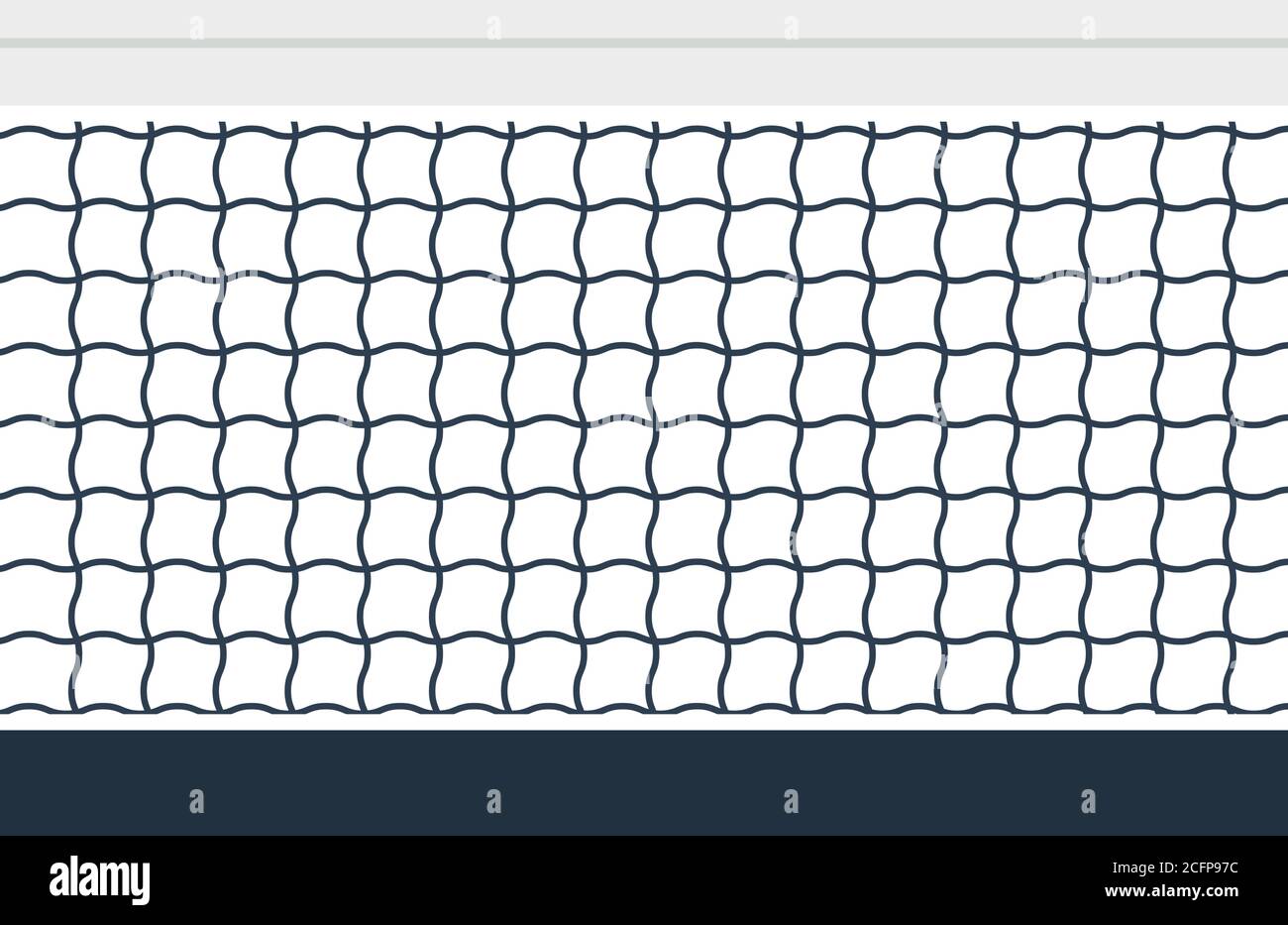 Tennis Net Icon. Flat Color Design. Vector Illustration Stock Vector ...