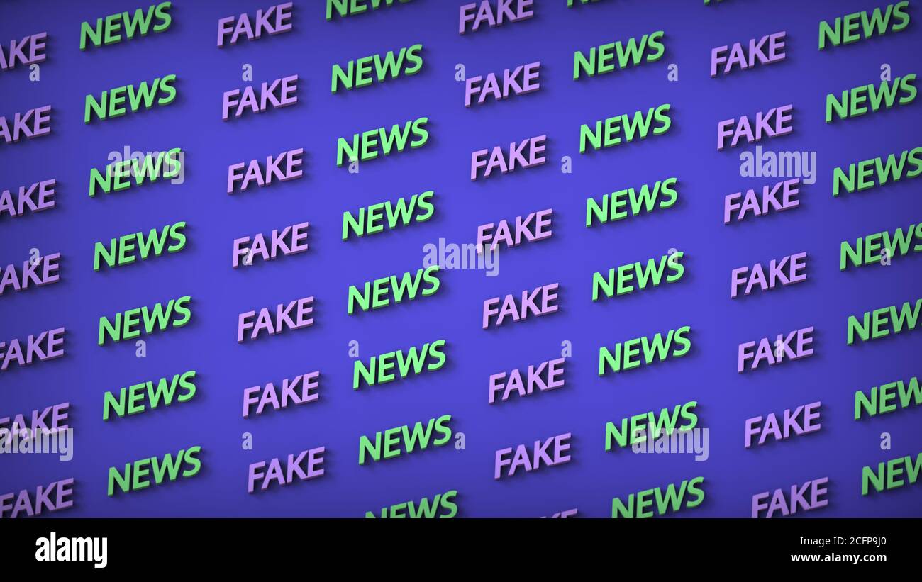 Illustration of fake news as background Stock Photo - Alamy
