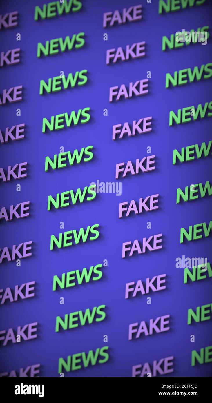 Illustration of fake news as background Stock Photo - Alamy