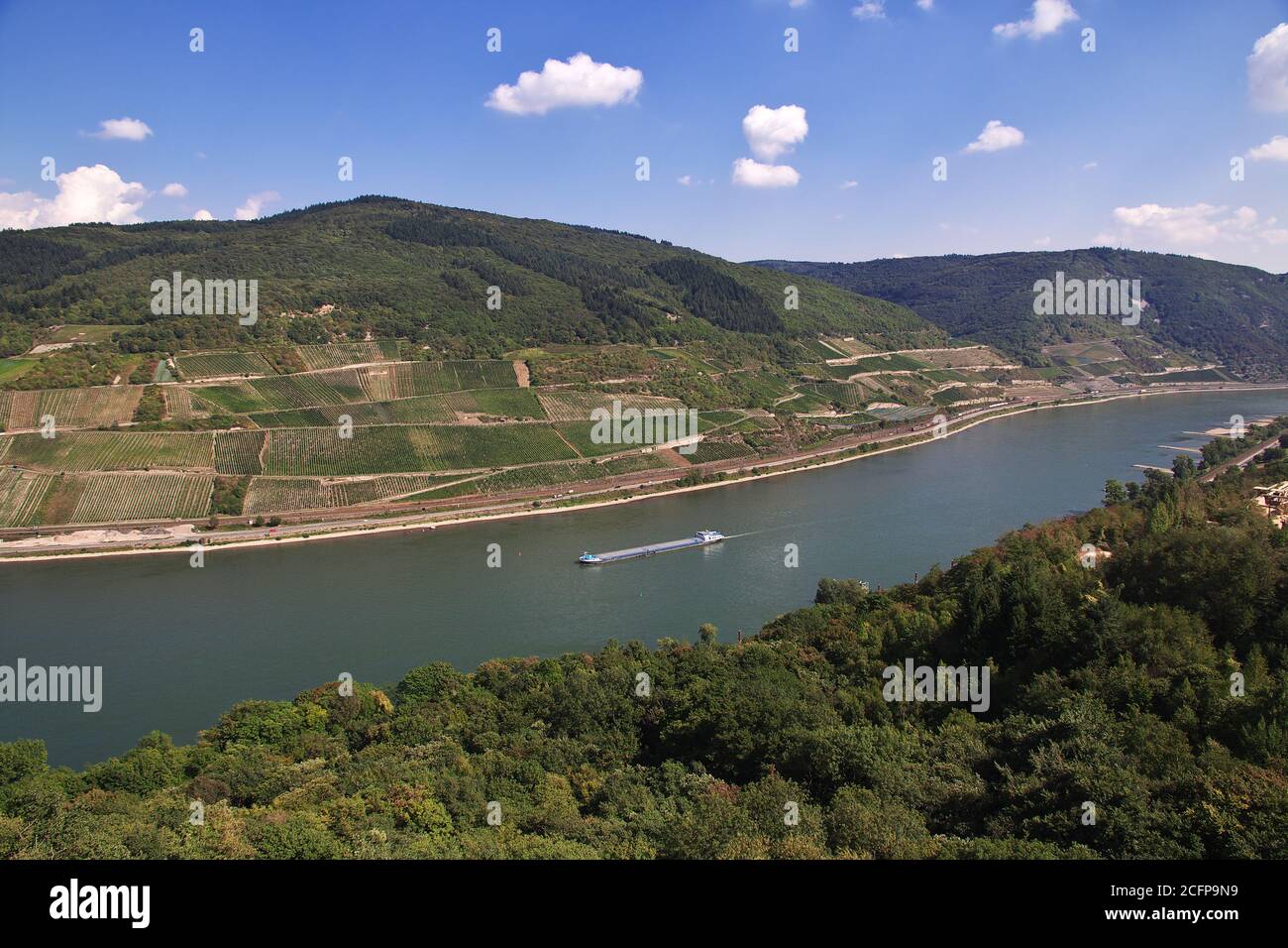 Rhine Valley in west Germany Stock Photo - Alamy