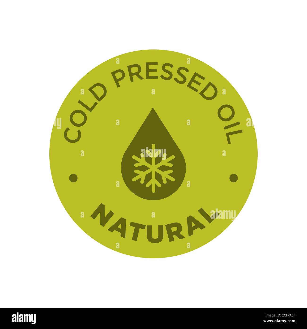 Cold pressed coconut oil Stock Vector Images - Alamy