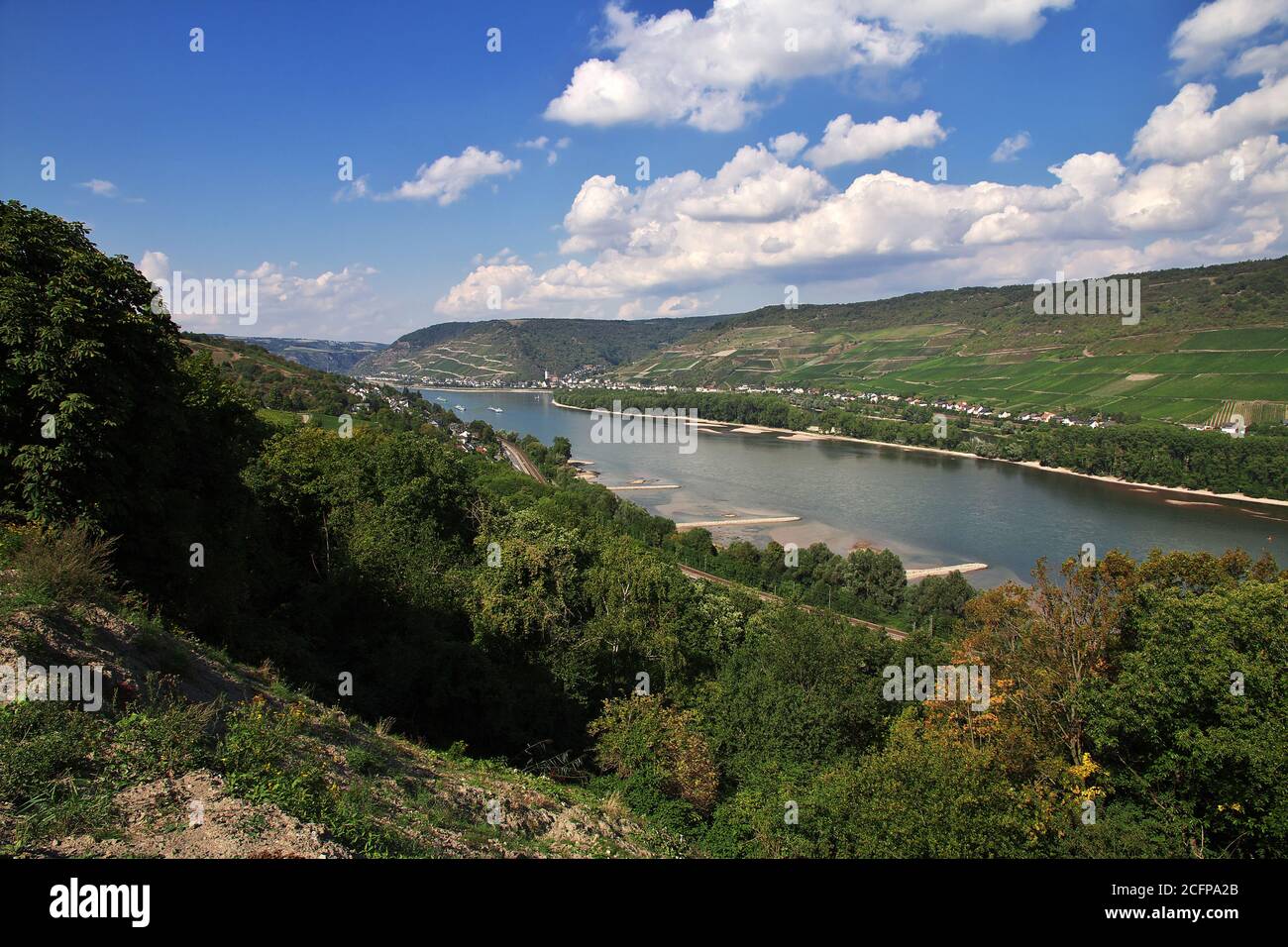 Rhine Valley in west Germany Stock Photo - Alamy