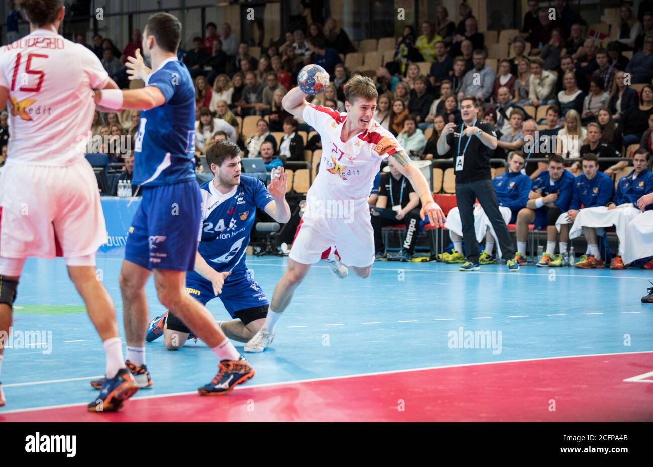 The Danish player Michael Damgaard (27) seen in action in the men’s ...