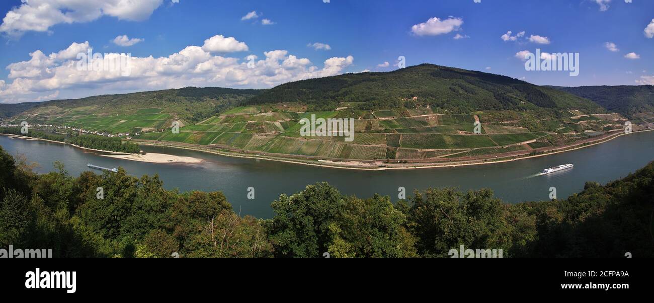 Rhine Valley in west Germany Stock Photo - Alamy
