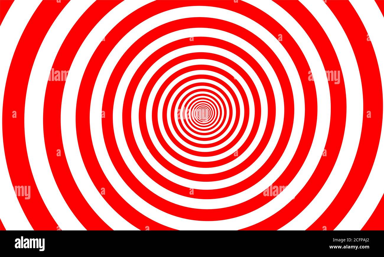 Red Hypnotic Circle