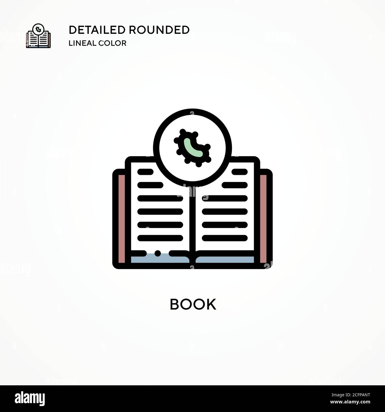 Book vector icon. Modern vector illustration concepts. Easy to edit and ...
