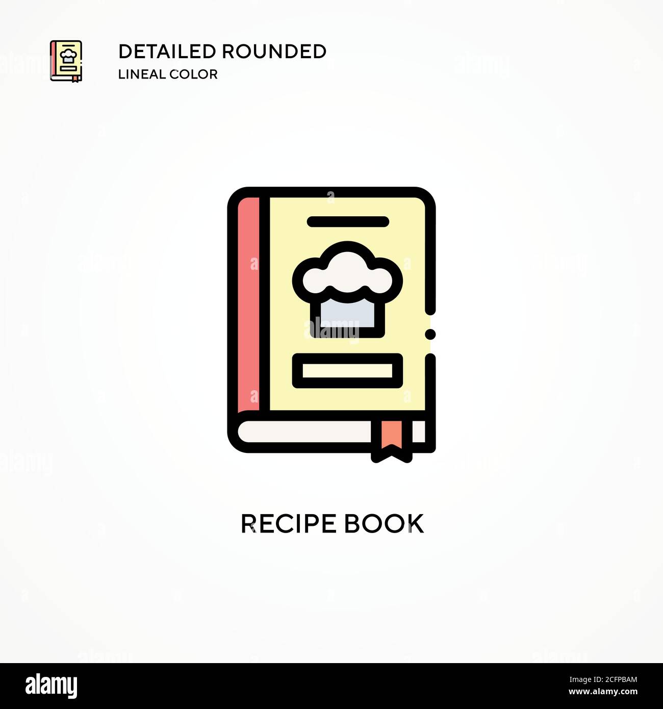 Recipe book vector icon. Modern vector illustration concepts. Easy to ...