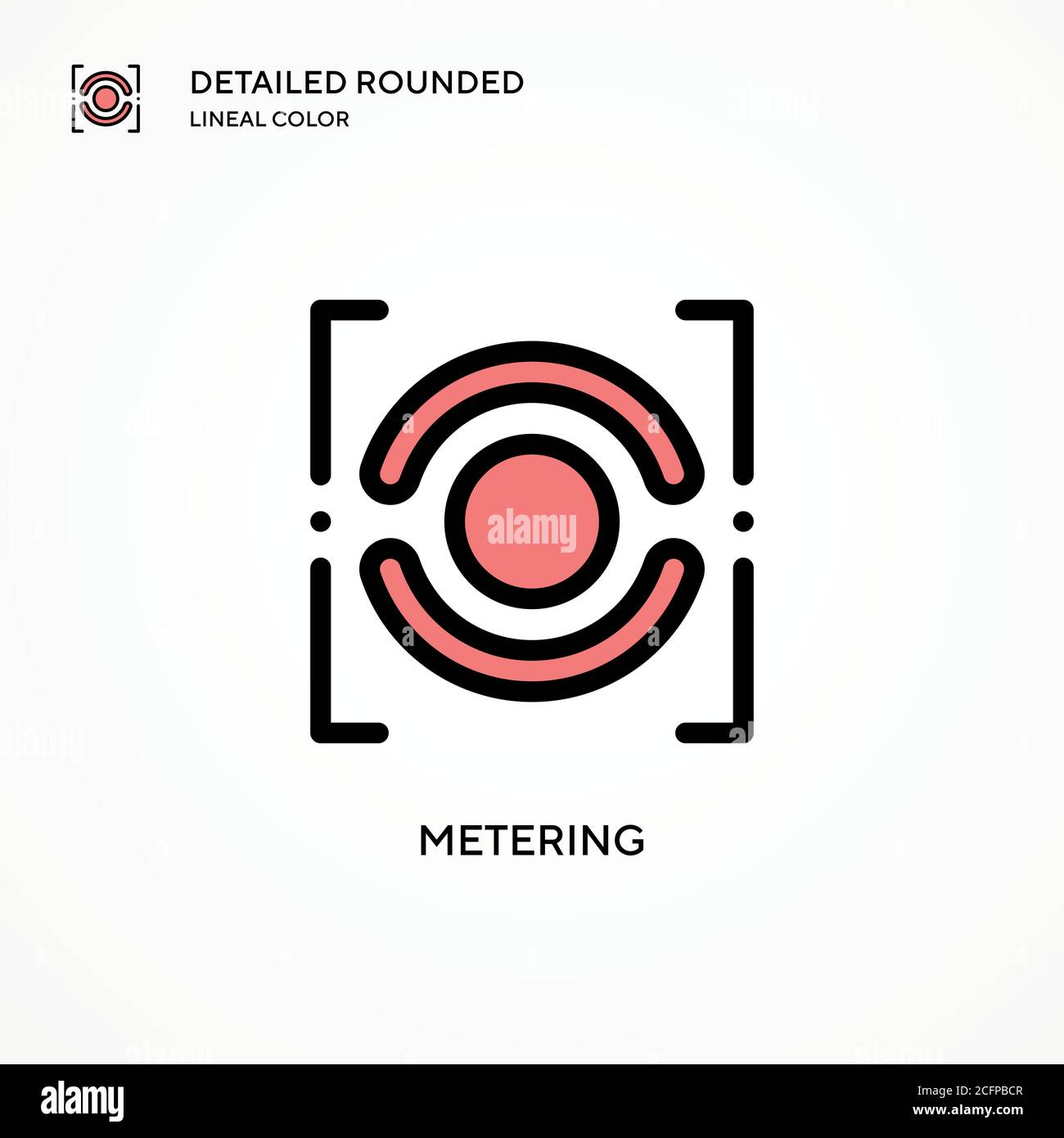 Metering vector icon. Modern vector illustration concepts. Easy to edit ...