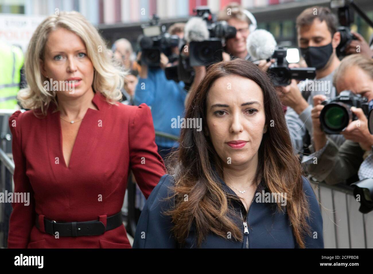Julian Assange’s girlfriend Stella Morris and his Lawyer Jennifer ...