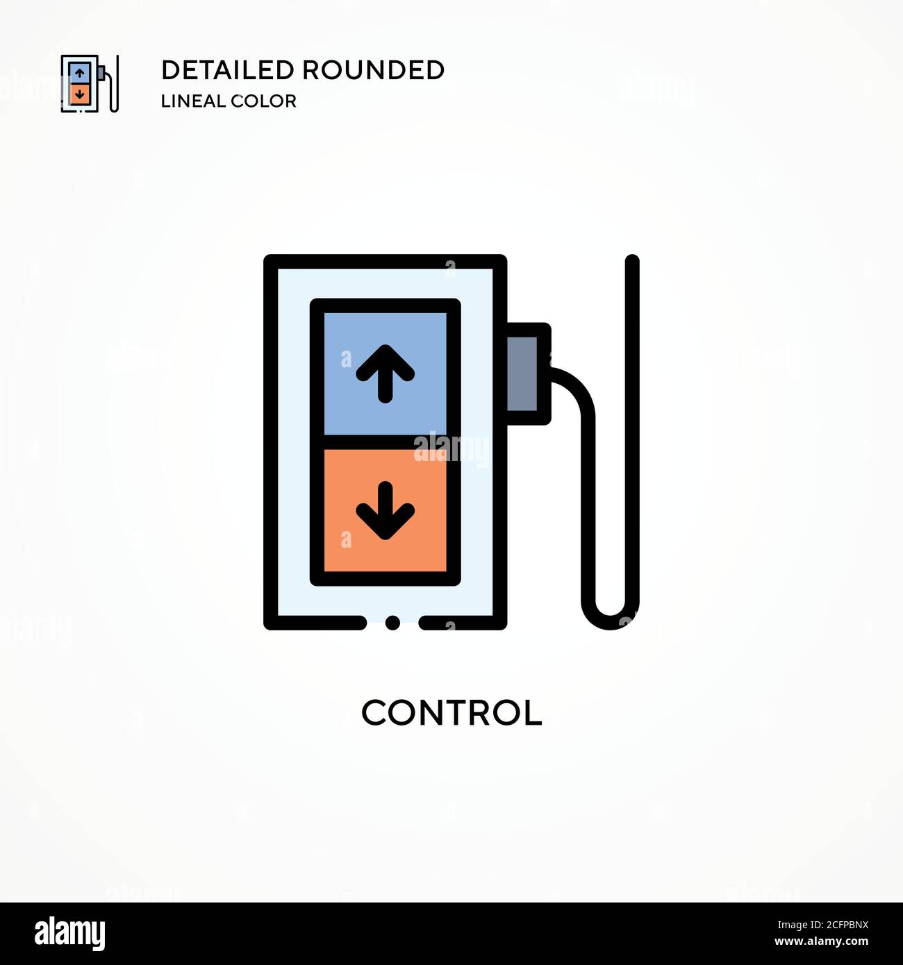 Control vector icon. Modern vector illustration concepts. Easy to edit ...