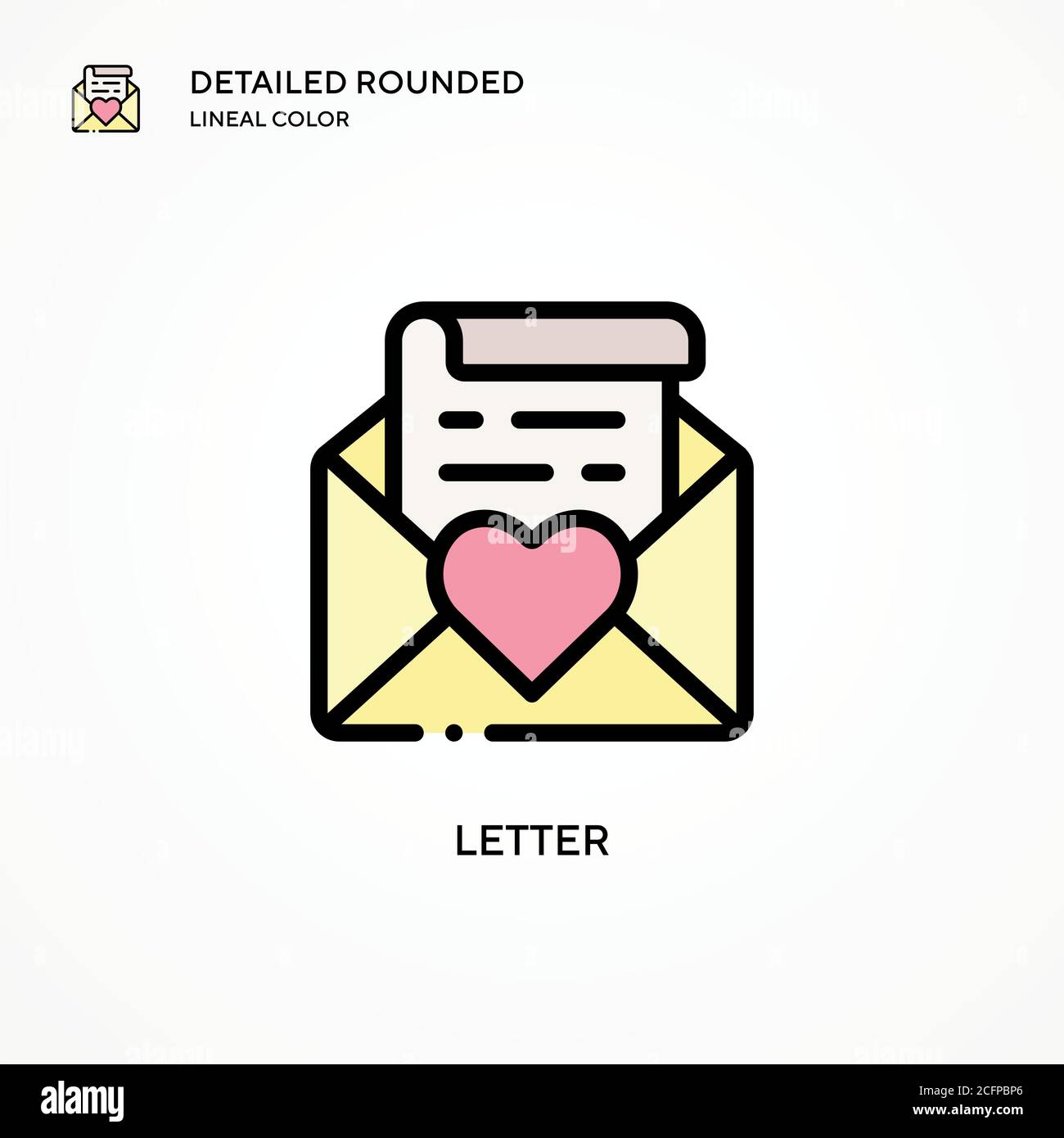Letter vector icon. Modern vector illustration concepts. Easy to edit ...