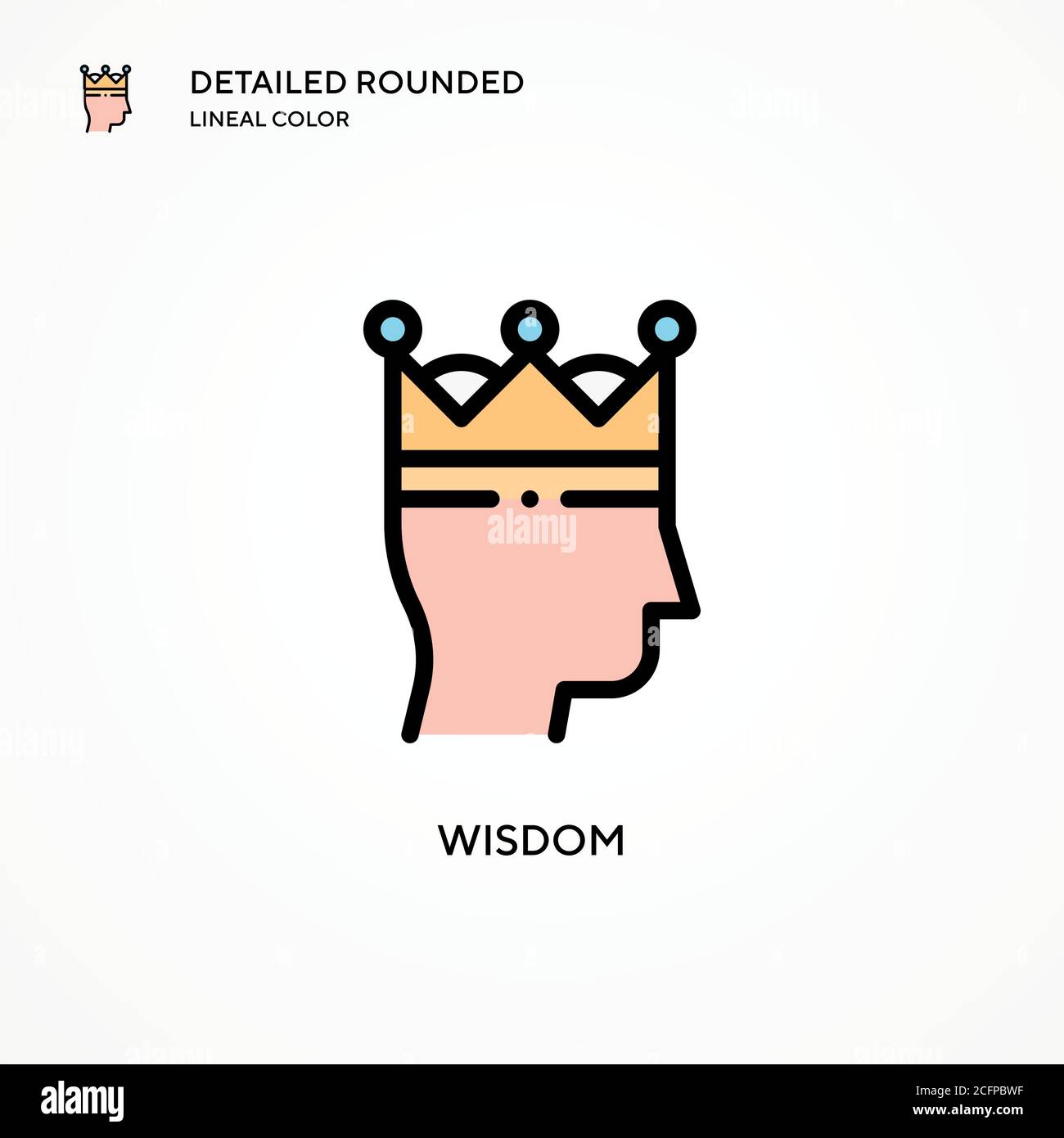 Wisdom vector icon. Modern vector illustration concepts. Easy to edit ...