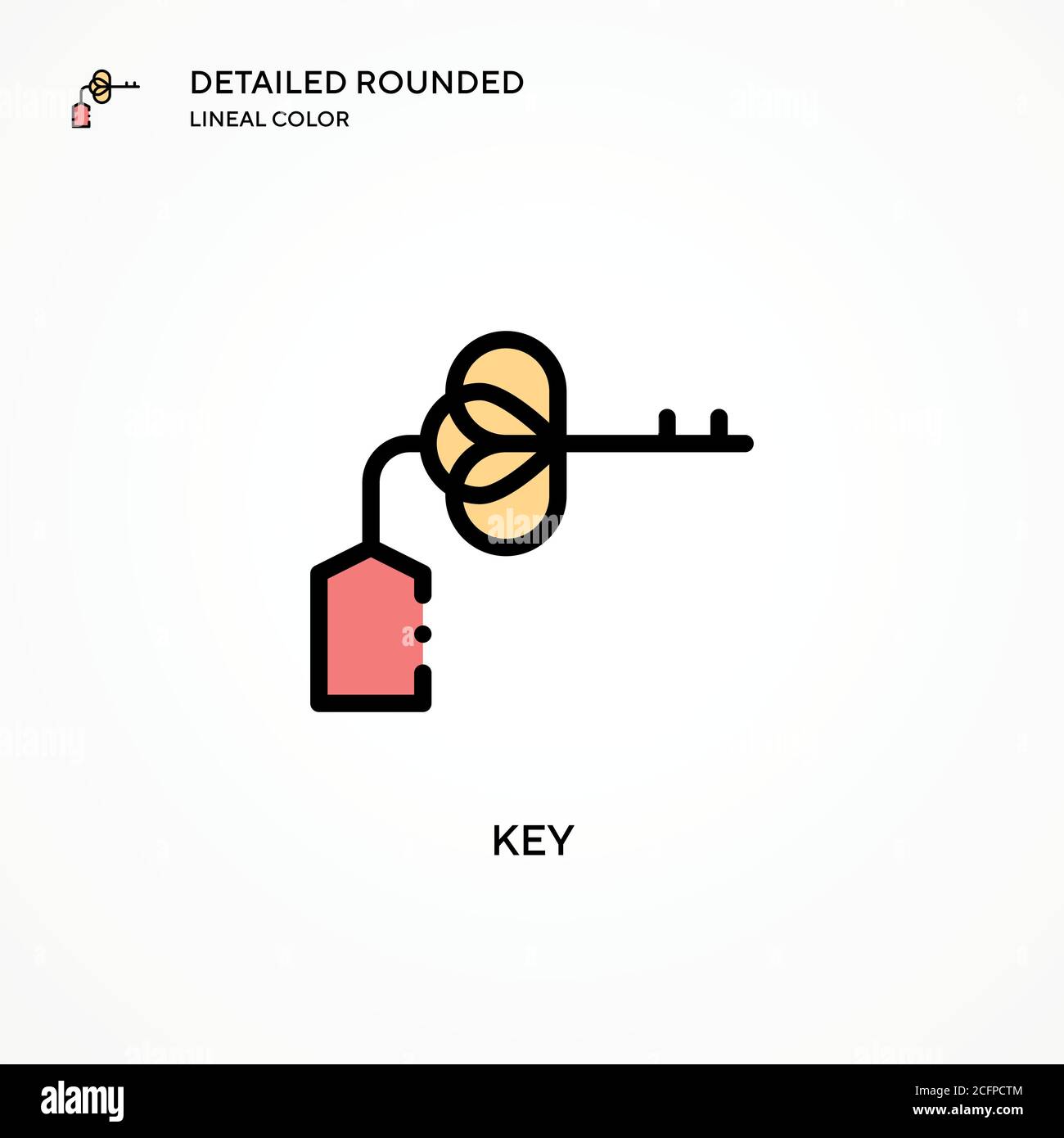 Key vector icon. Modern vector illustration concepts. Easy to edit and ...