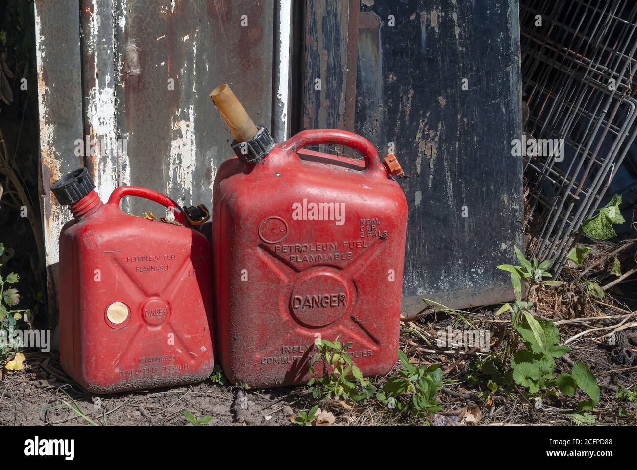 Red gasoline hi-res stock photography and images - Alamy