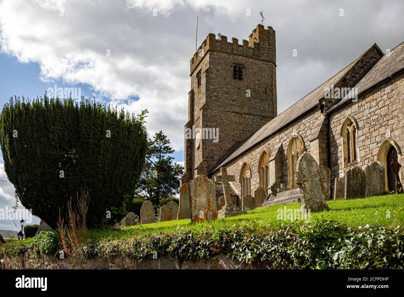 Saint Mary's Church Dunsford Stock Photo - Alamy