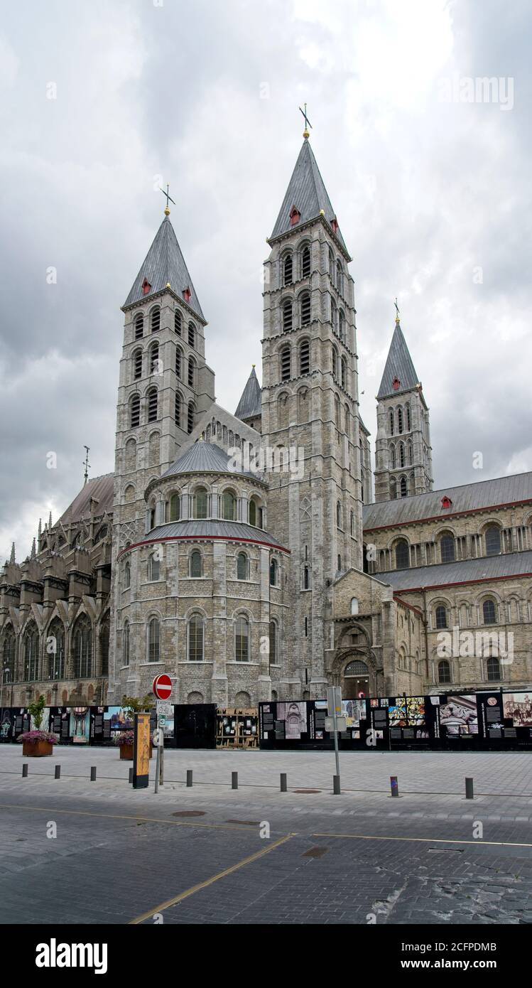 Tournai Cathedral Belgium High Resolution Stock Photography and Images ...