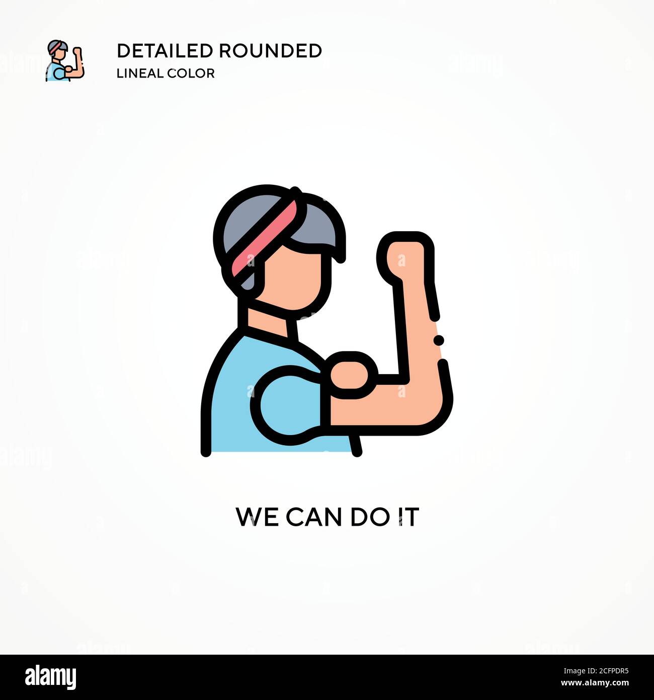 We can do it vector icon. Modern vector illustration concepts. Easy to ...