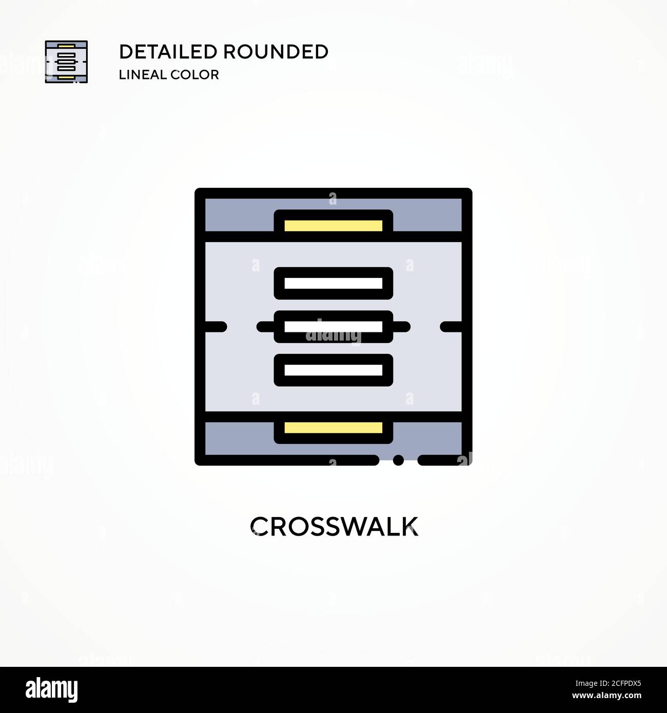 Modern road walk aerial Stock Vector Images - Alamy