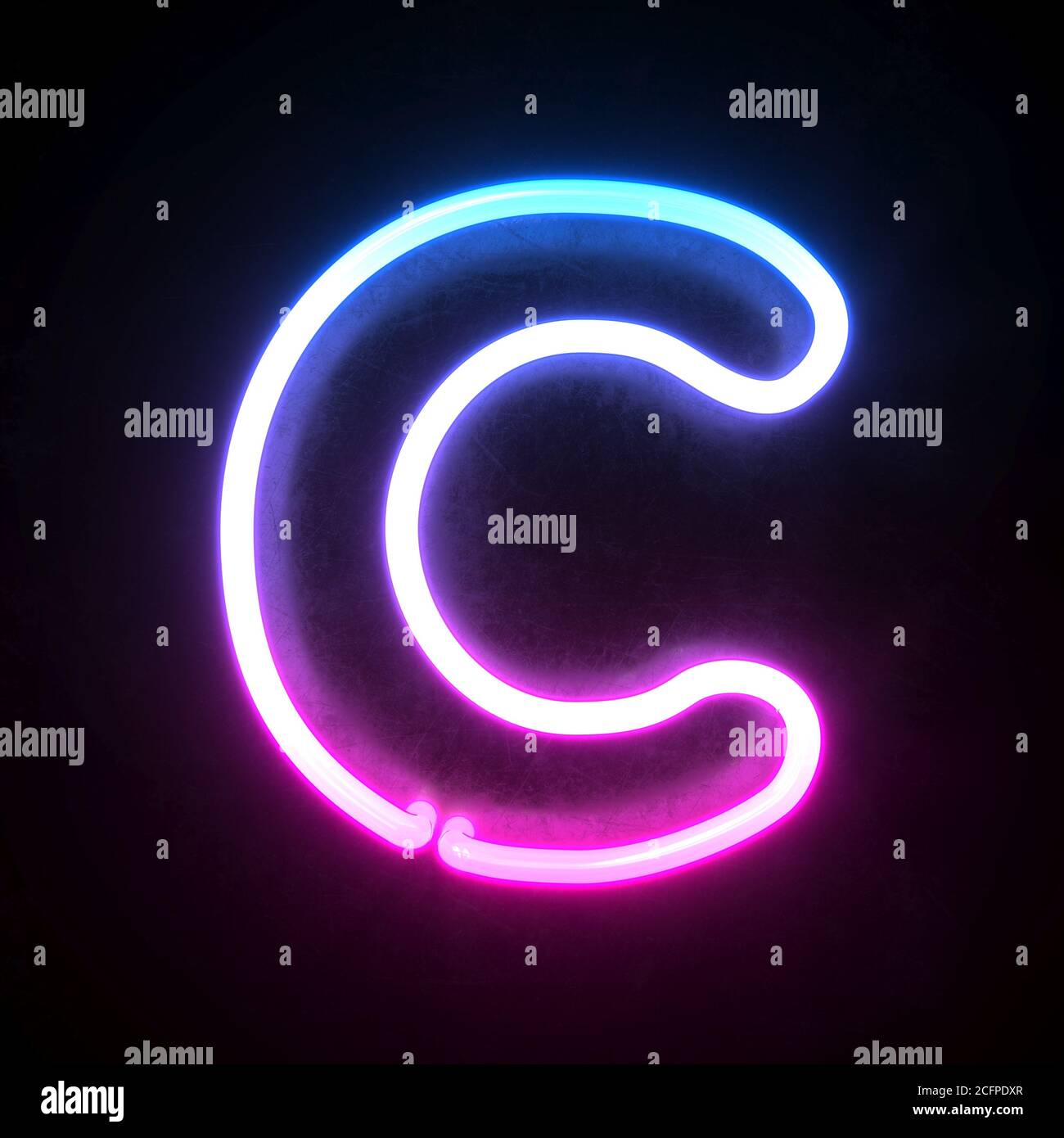 Letter c illuminated hi-res stock photography and images - Alamy