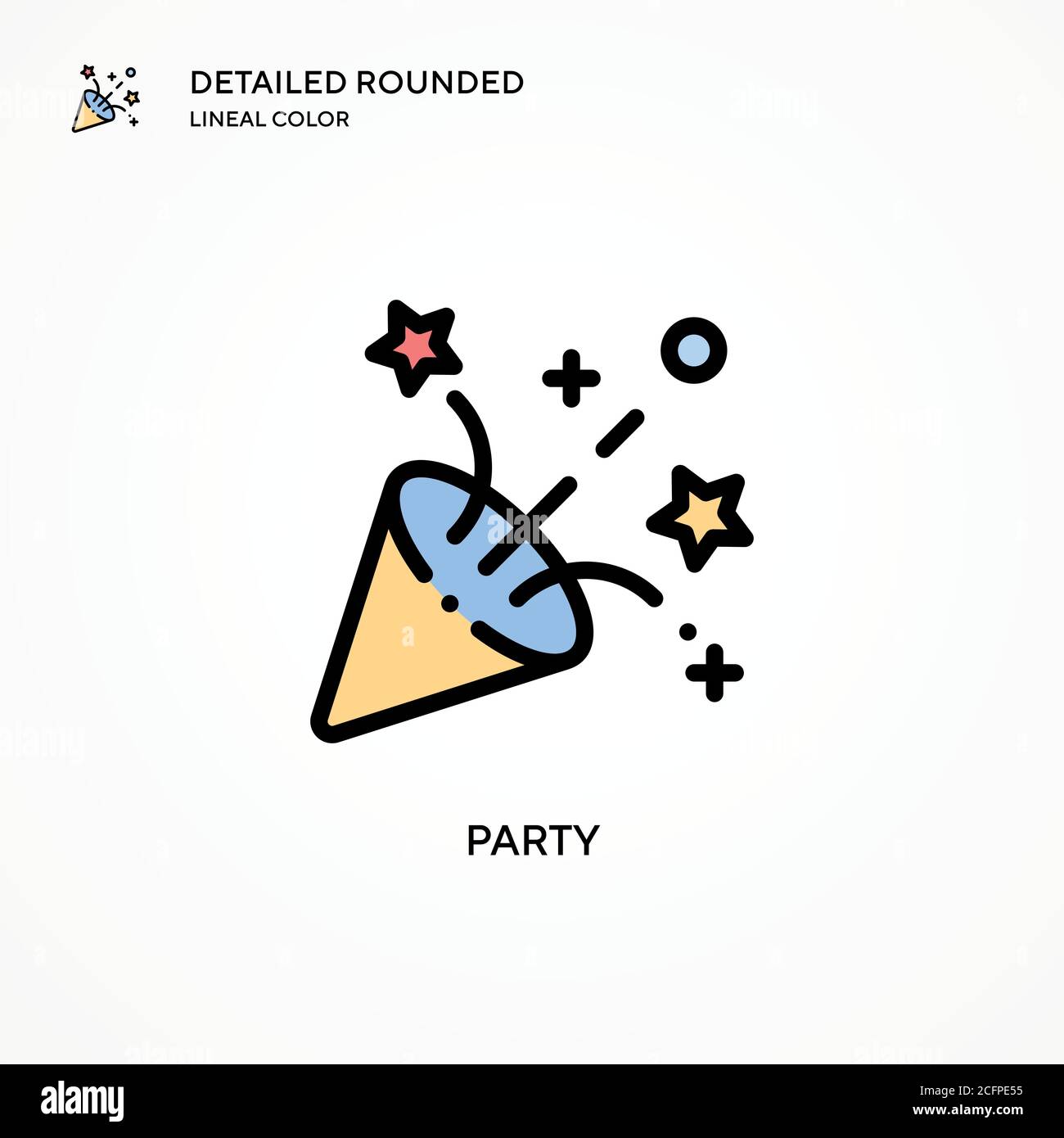 Party vector icon. Modern vector illustration concepts. Easy to edit ...