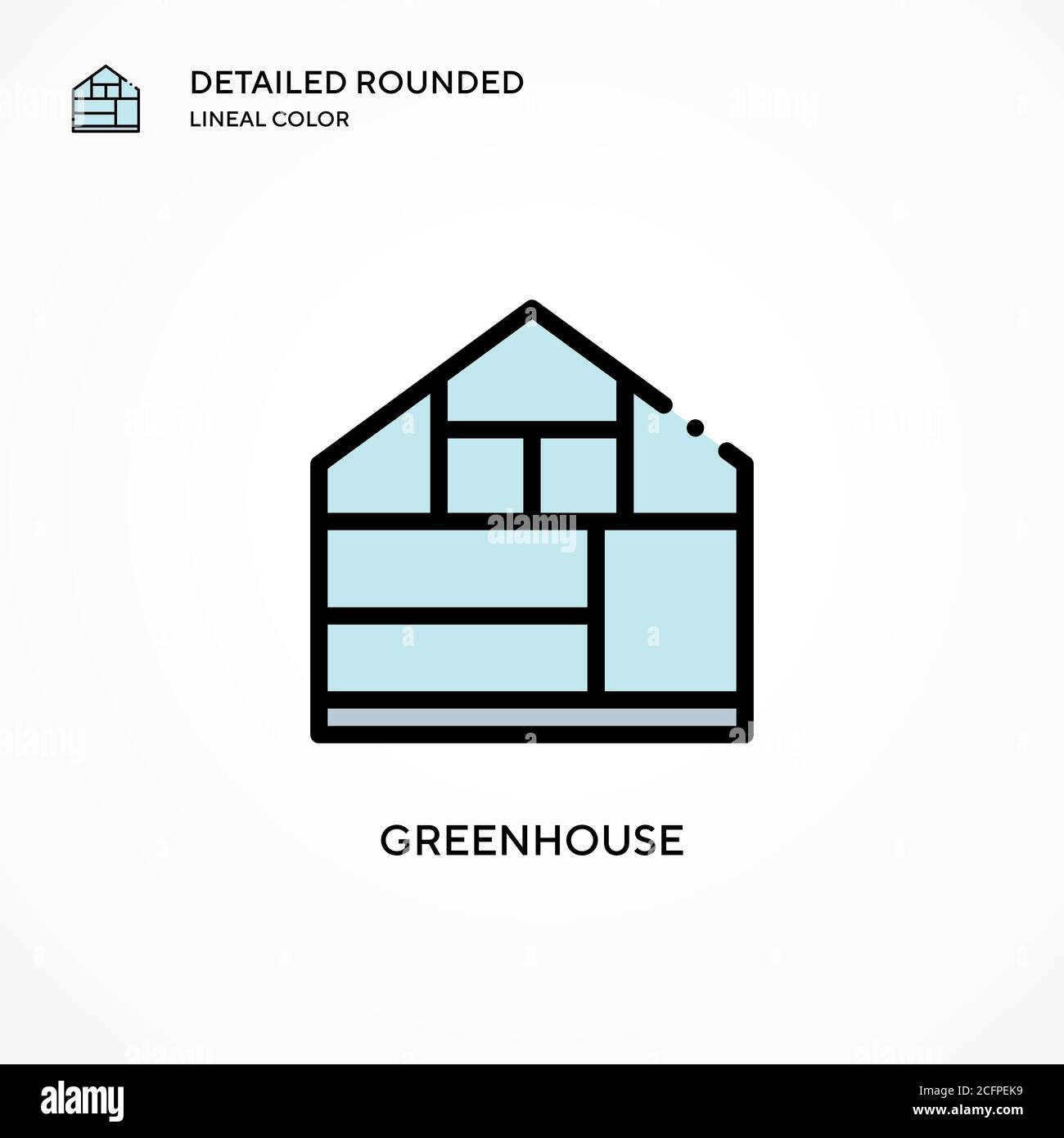 Greenhouse vector icon. Modern vector illustration concepts. Easy to ...