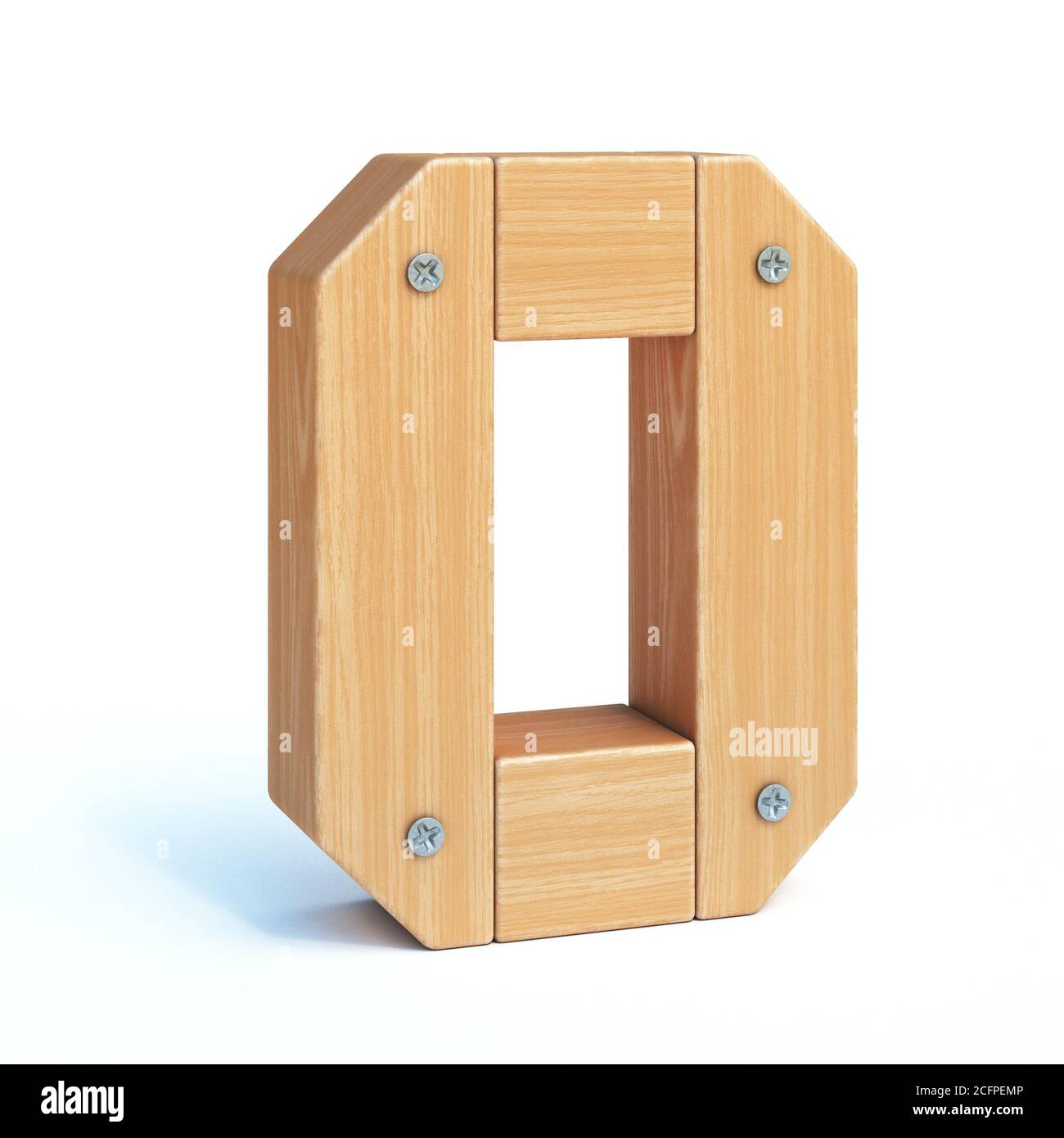 Hand made wood letter Cut Out Stock Images & Pictures - Alamy