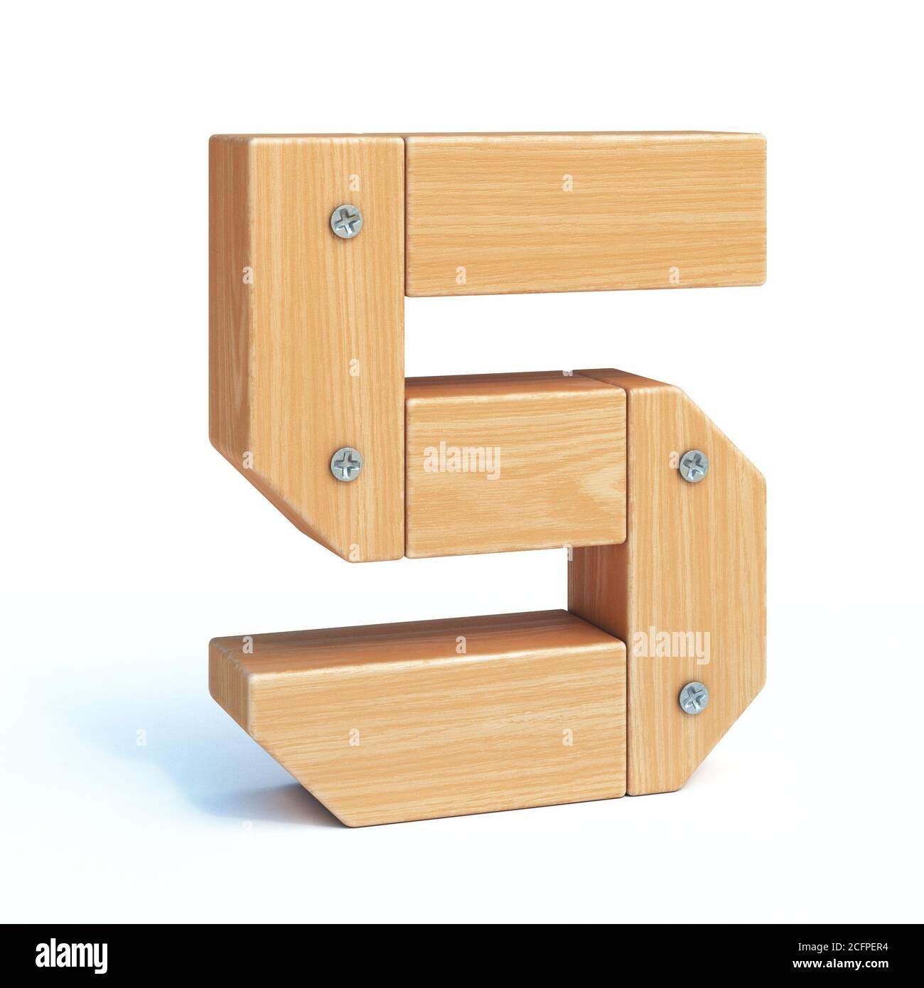 Hand made wood letter Cut Out Stock Images & Pictures - Alamy