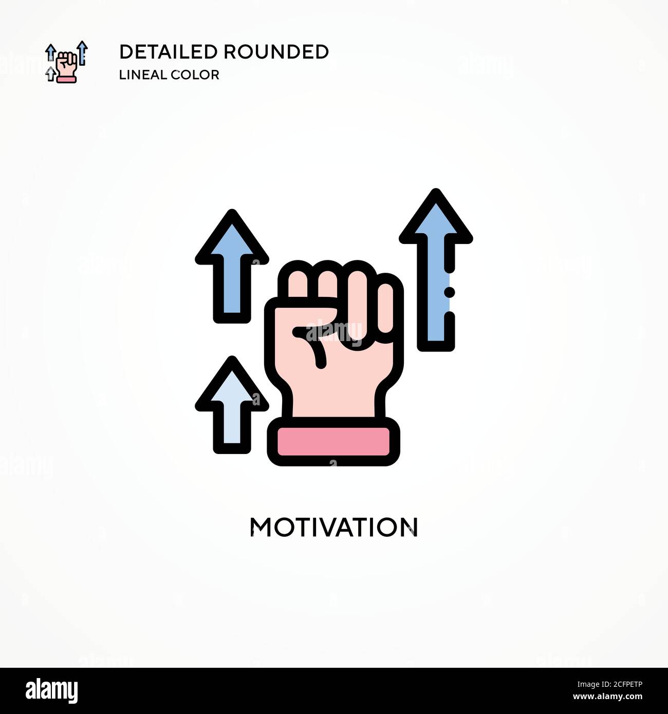 Motivation vector icon. Modern vector illustration concepts. Easy to ...
