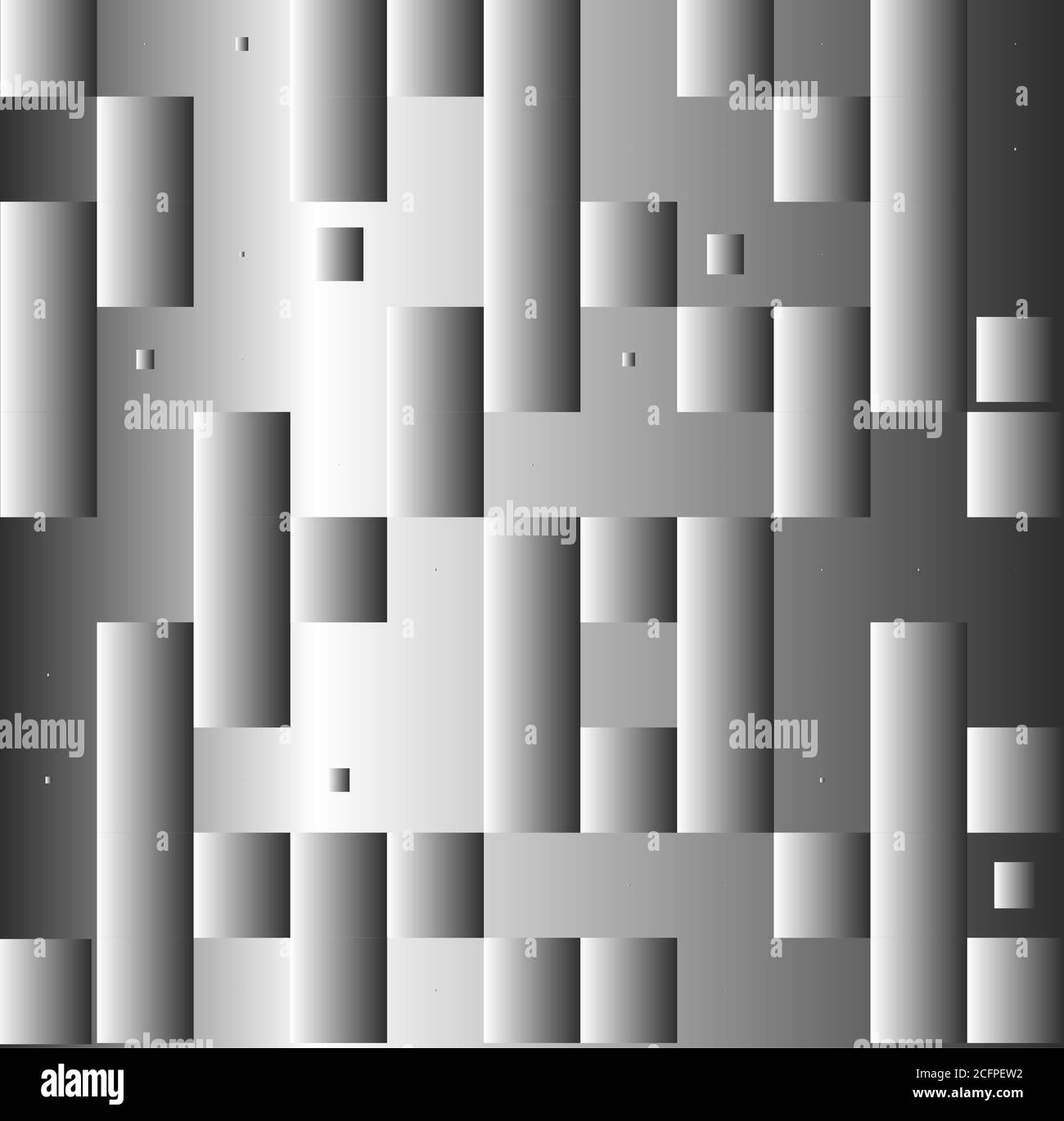 abstract metal background with cubes and cylinders Stock Photo - Alamy