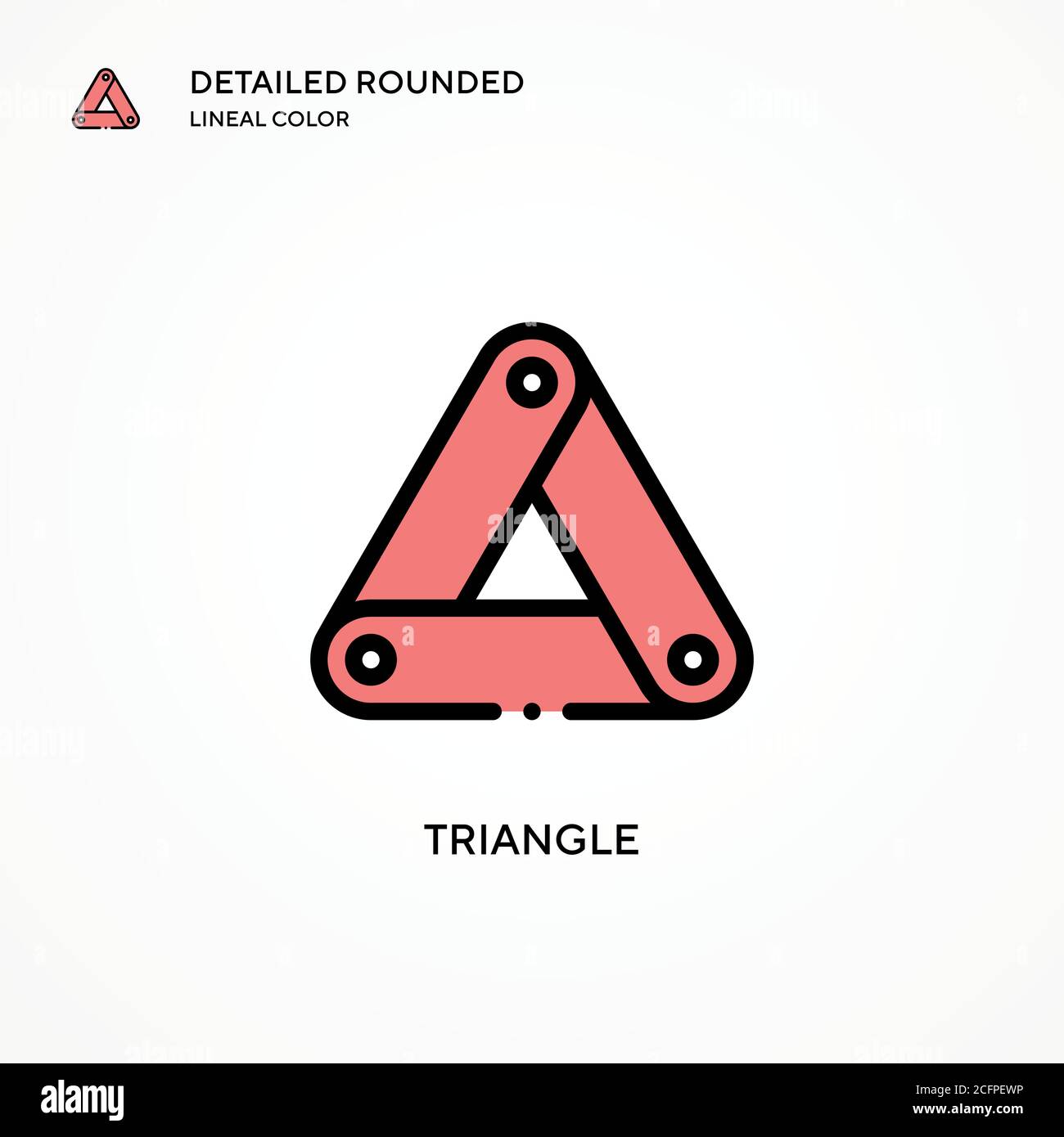 Triangle vector icon. Modern vector illustration concepts. Easy to edit ...