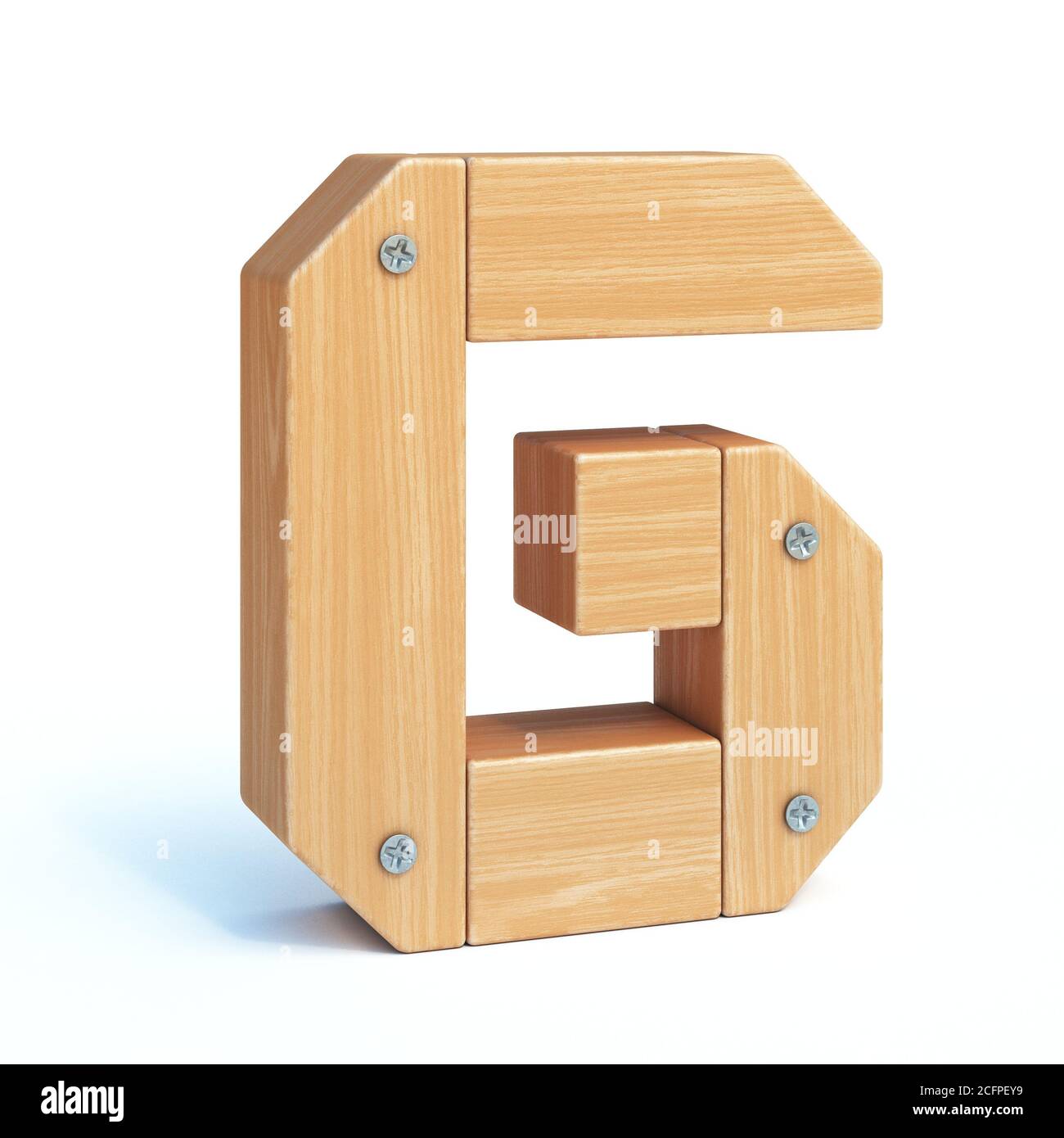 Wood font, 3d alphabet made of wooden parts, 3d rendering, letter G ...