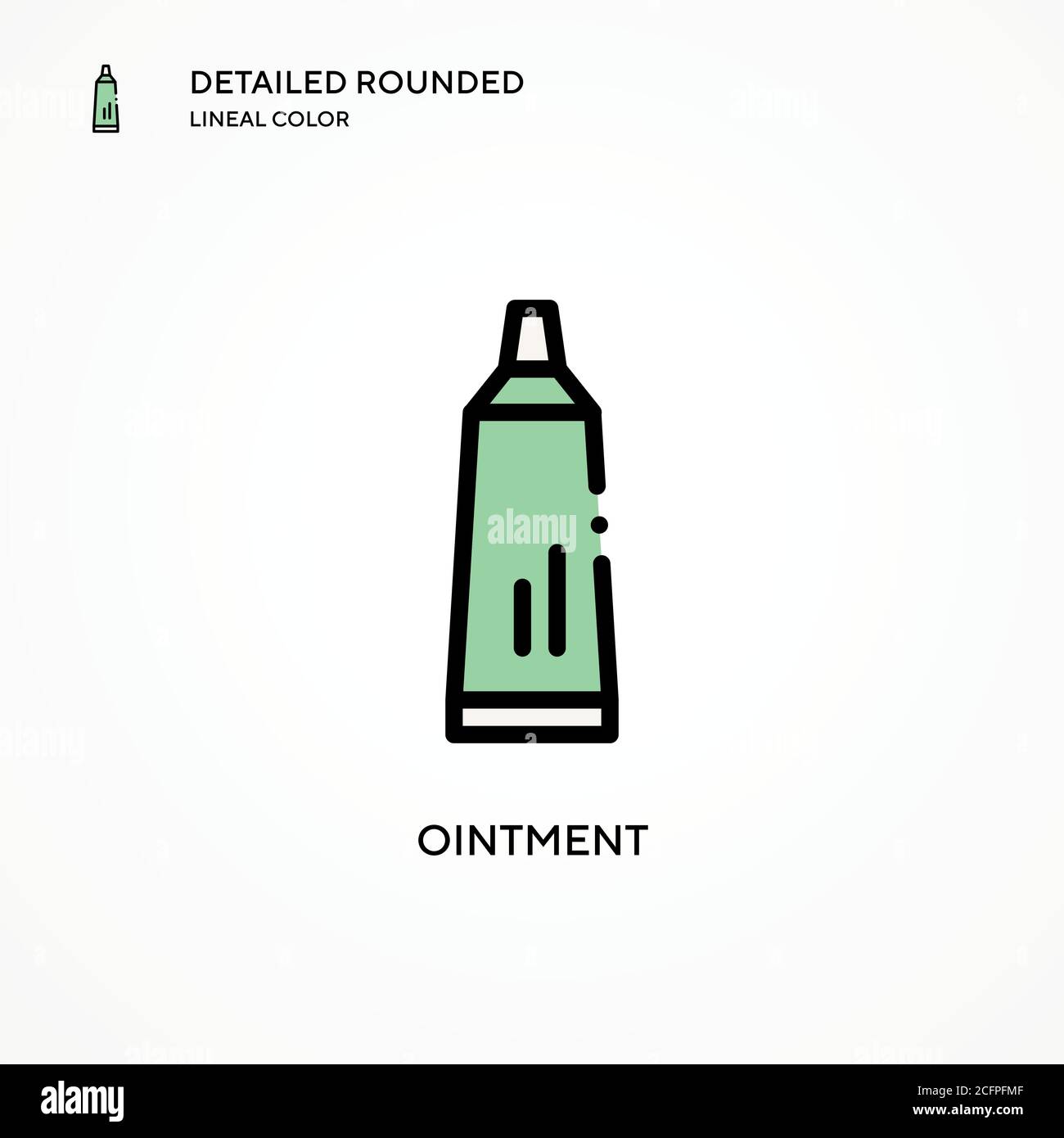 Ointment vector icon. Modern vector illustration concepts. Easy to edit ...