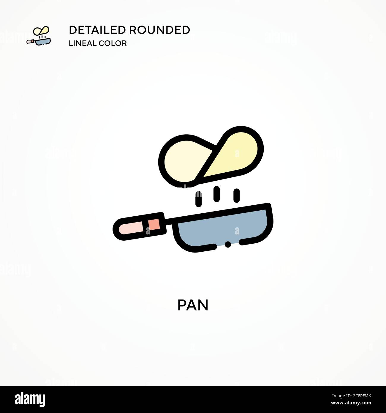 Pan vector icon. Modern vector illustration concepts. Easy to edit and ...