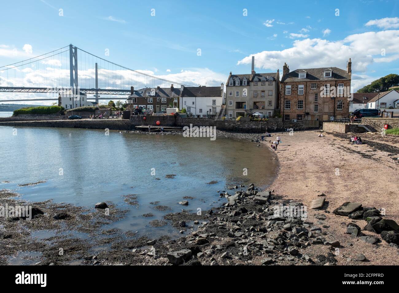 South Bay beach North Queensferry, Scotland Stock Photo - Alamy