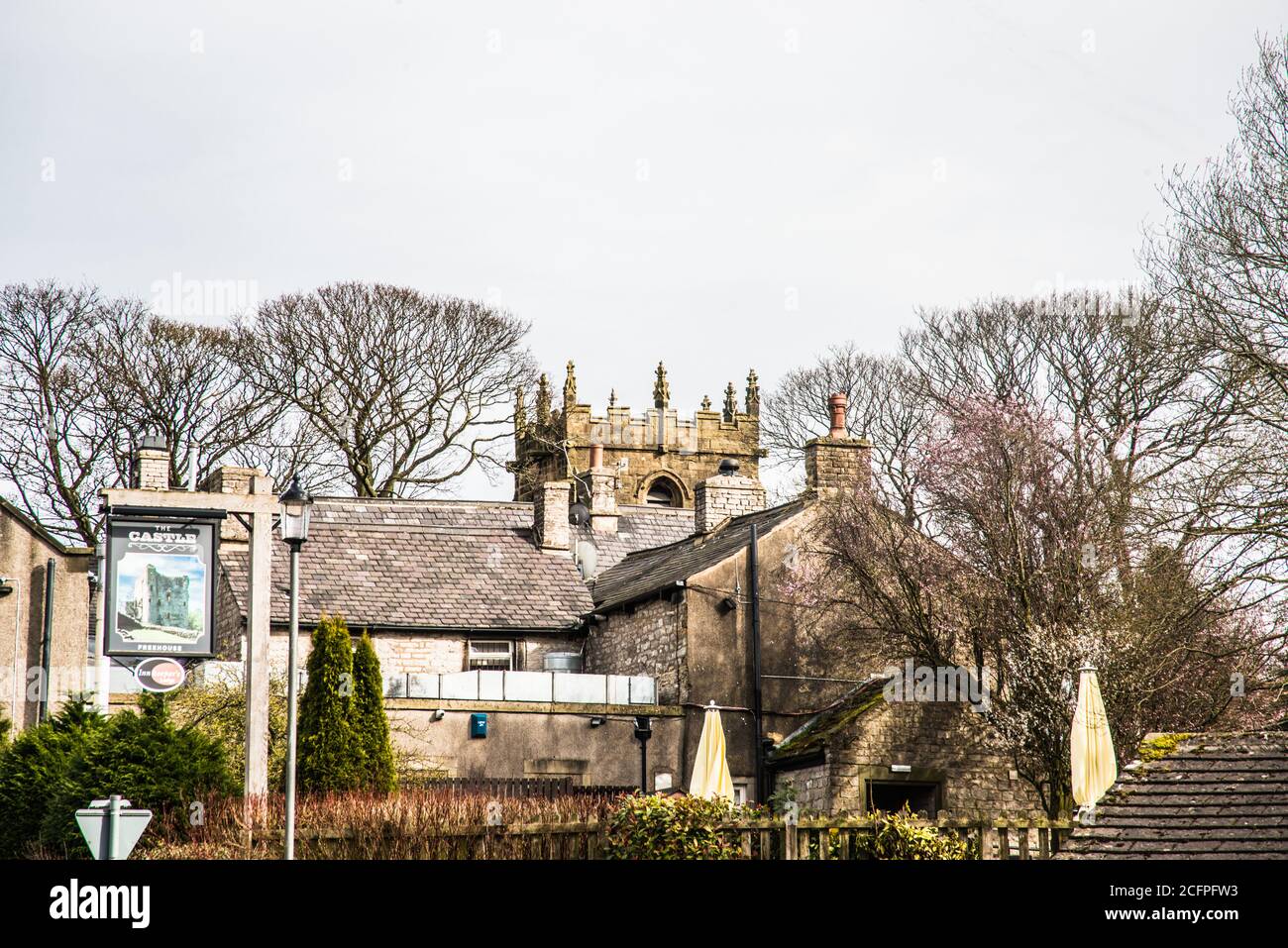 the village of Castleton in the Peaks Derbyshire Ray Boswell Stock ...