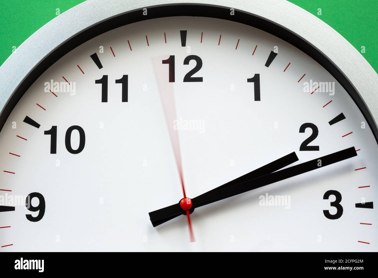 clock face, second hand in motion Stock Photo - Alamy