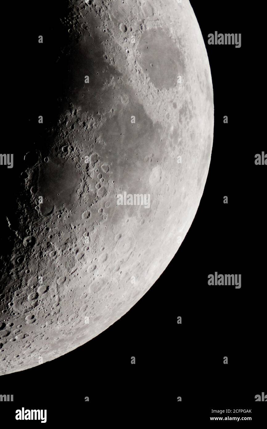 Waning crescent moon phase hi-res stock photography and images - Alamy