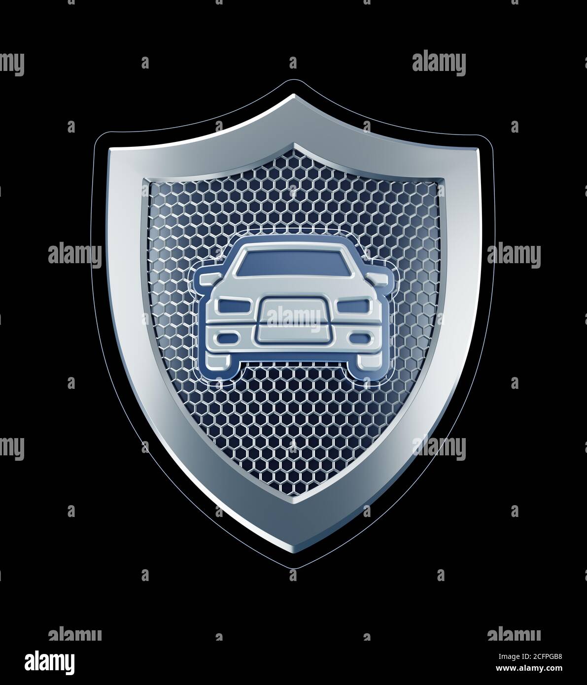 An Emblem of a Car Security Stock Photo - Alamy