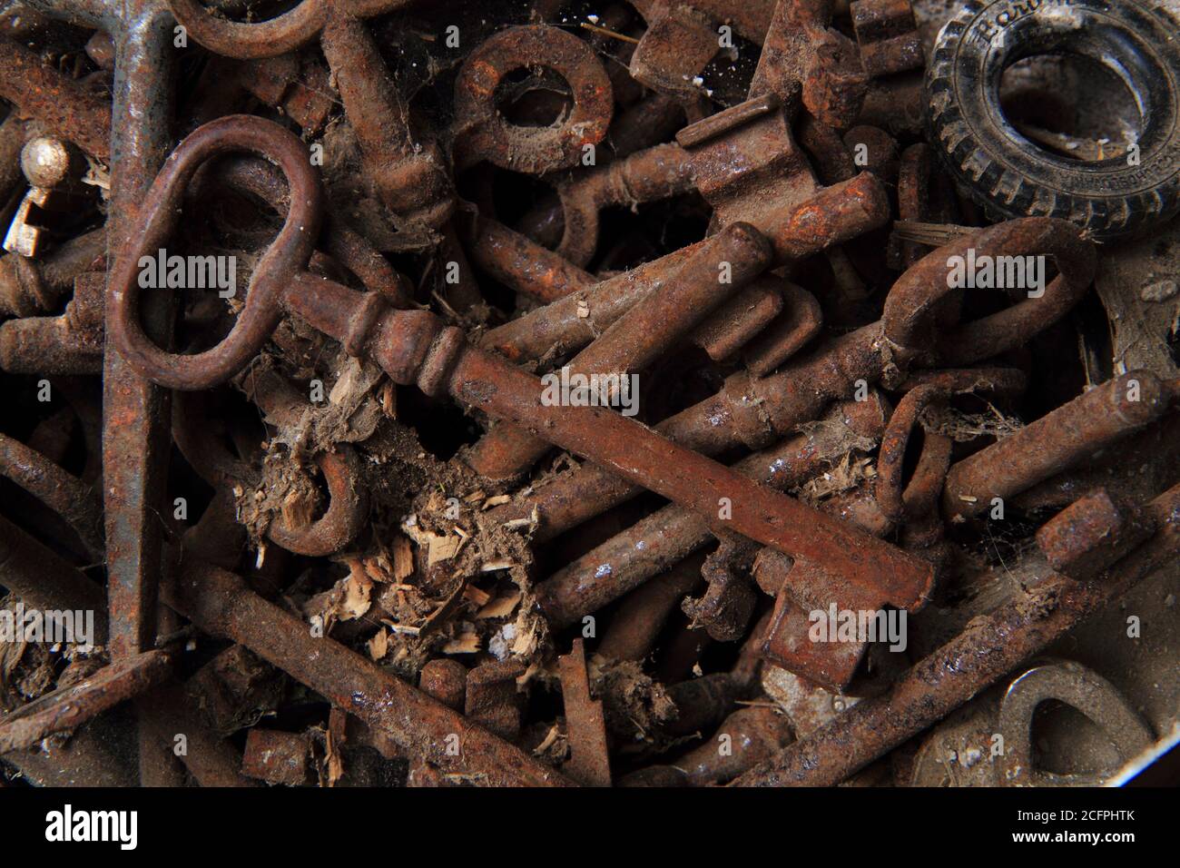 old steel case as nice history background Stock Photo - Alamy