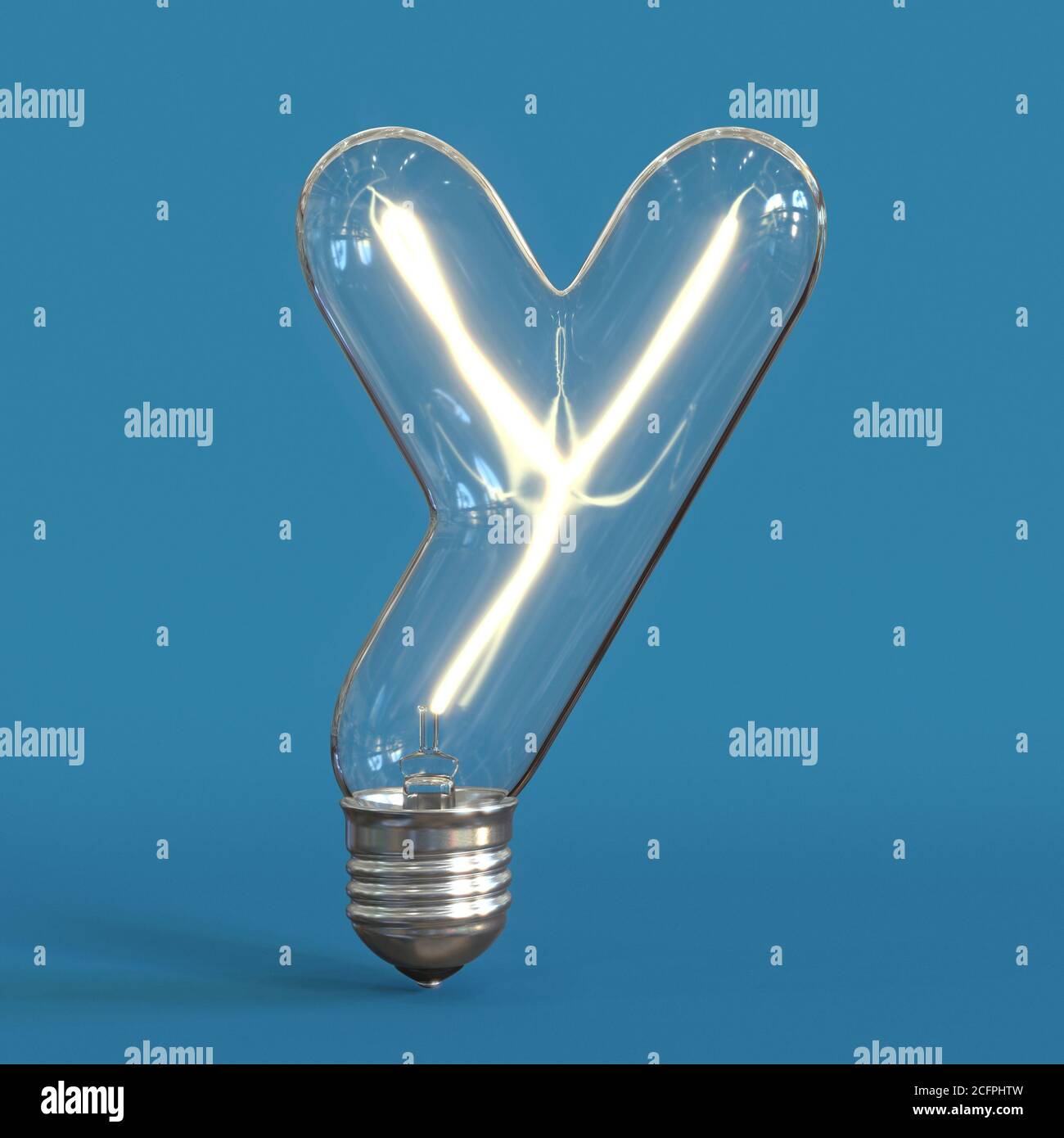 Neon letter y hi-res stock photography and images - Alamy