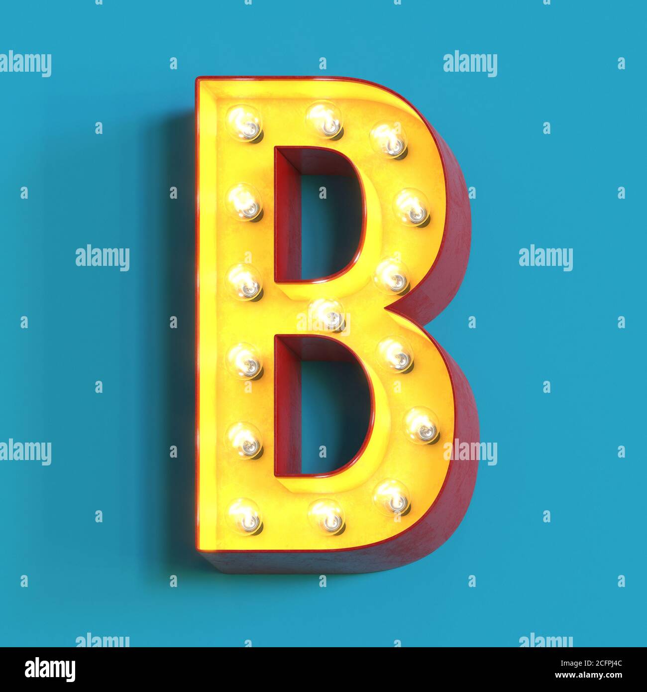 Letter b illuminated hi-res stock photography and images - Alamy