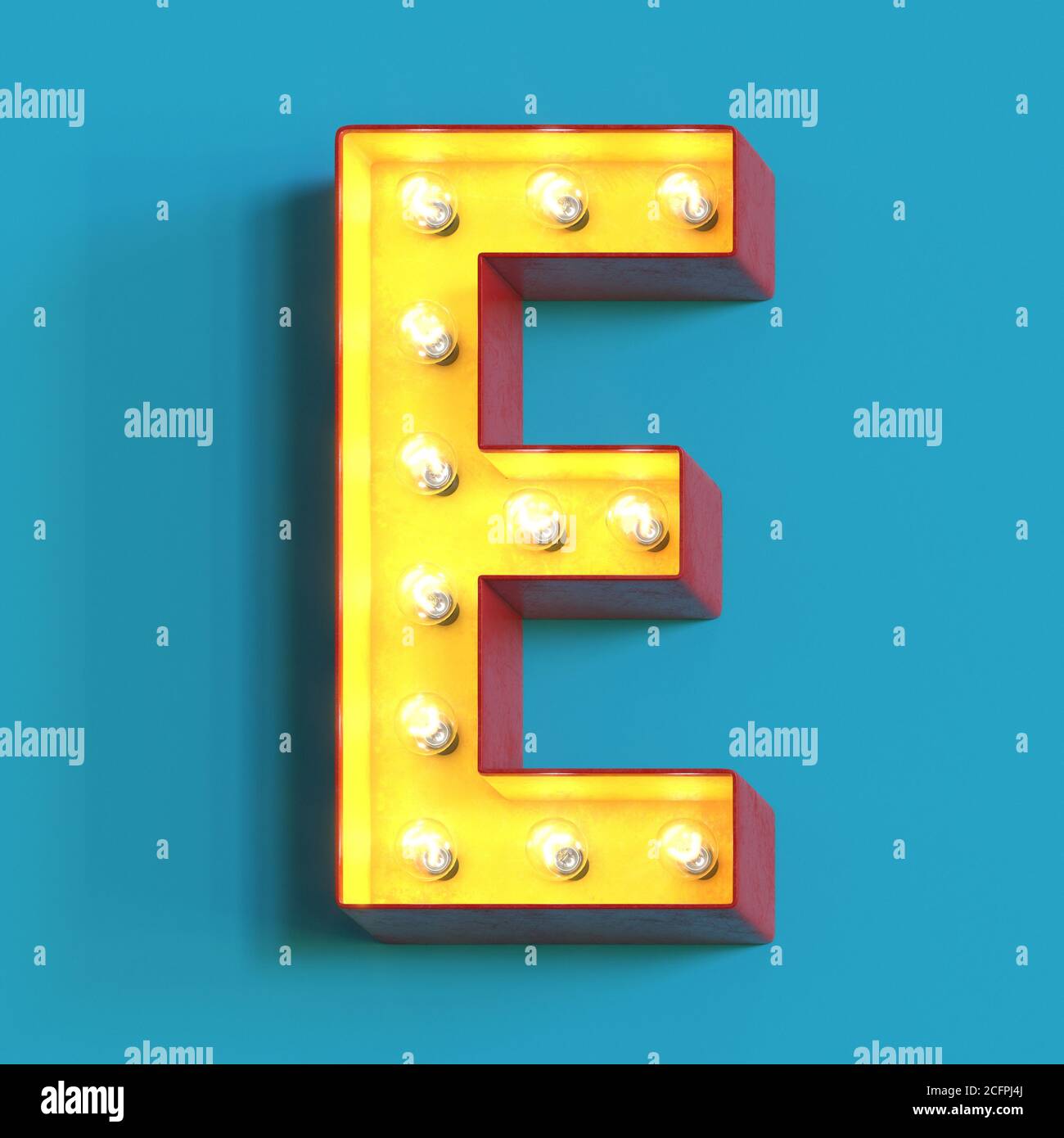 Illuminated letter e hi-res stock photography and images - Alamy