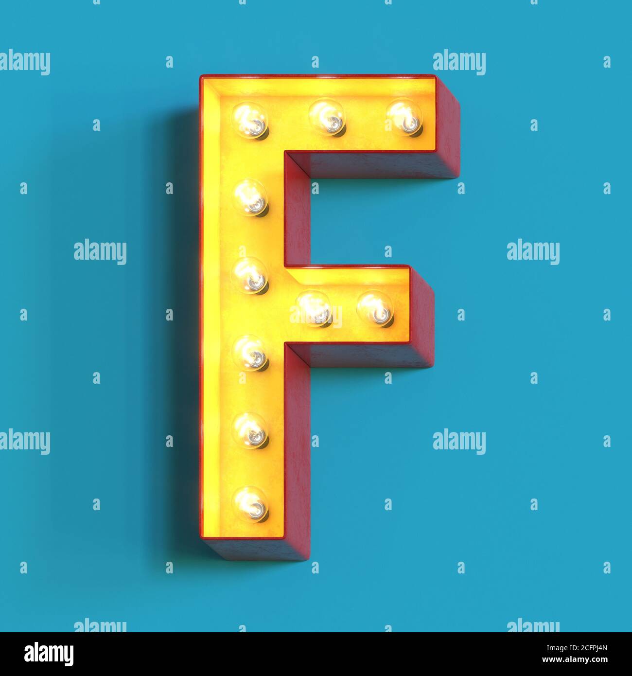 Neon letter f hi-res stock photography and images - Alamy