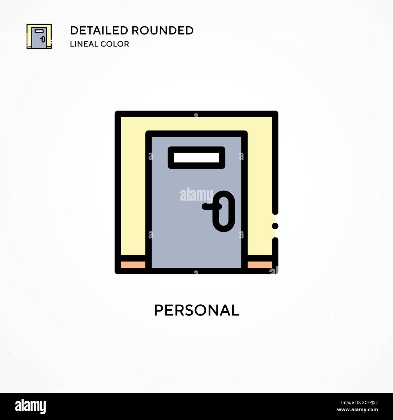 Personal vector icon. Modern vector illustration concepts. Easy to edit ...