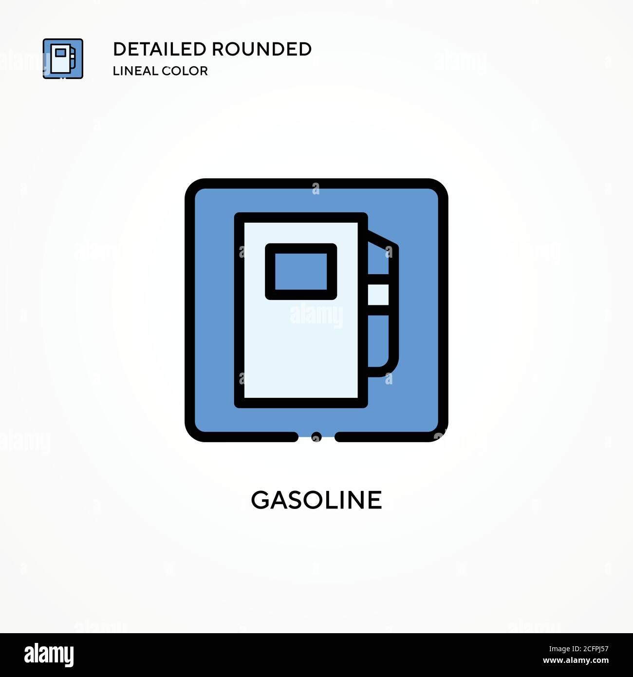 Gasoline vector icon. Modern vector illustration concepts. Easy to edit ...