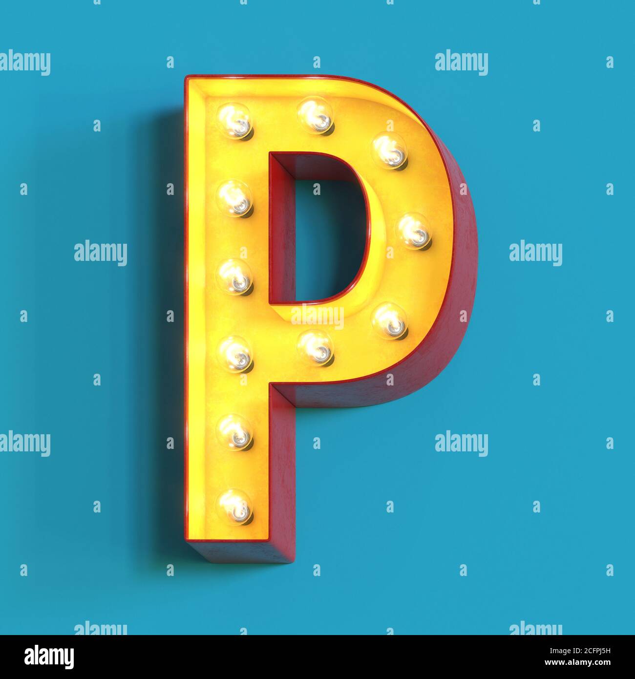 Illuminated letter p hi-res stock photography and images - Alamy