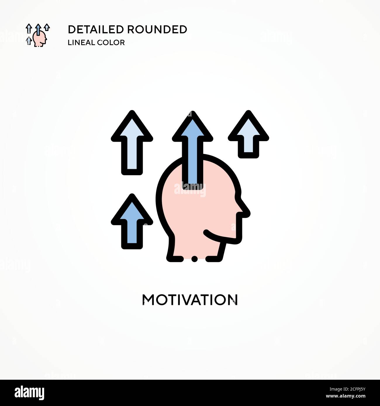 Motivation vector icon. Modern vector illustration concepts. Easy to ...