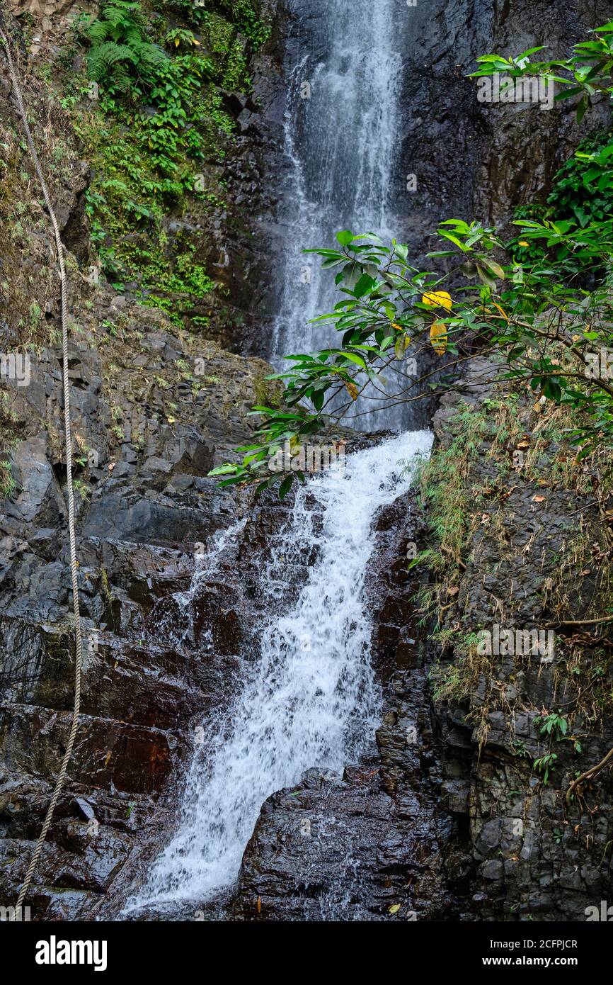 Waterfalls on the island of Panay Philippines Stock Photo - Alamy