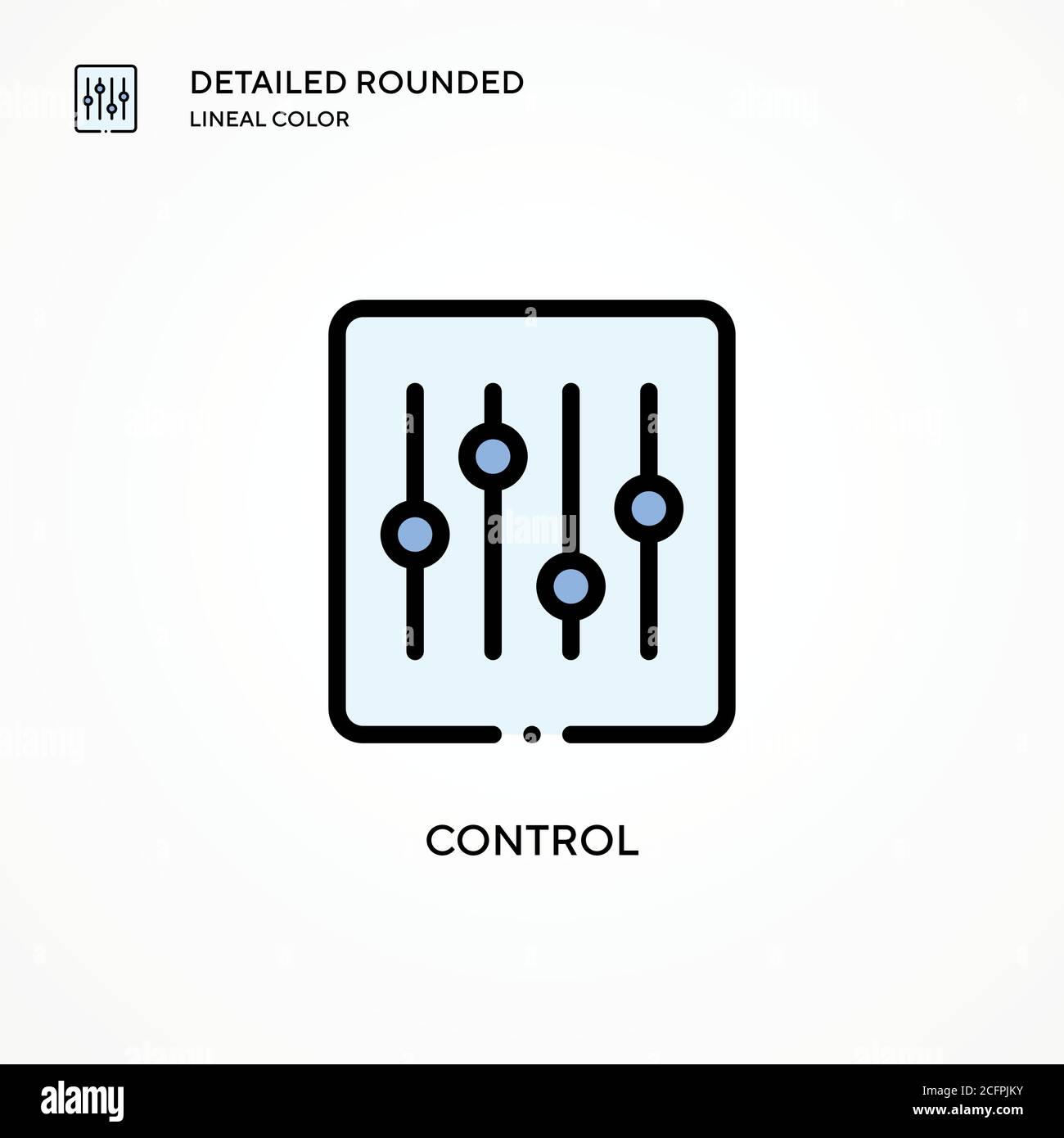 Control vector icon. Modern vector illustration concepts. Easy to edit ...